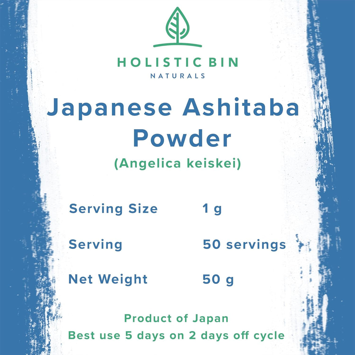 Pure Japanese Ashitaba (Angelica Keiskei) Powder - 50 Grams – Holistic Bin