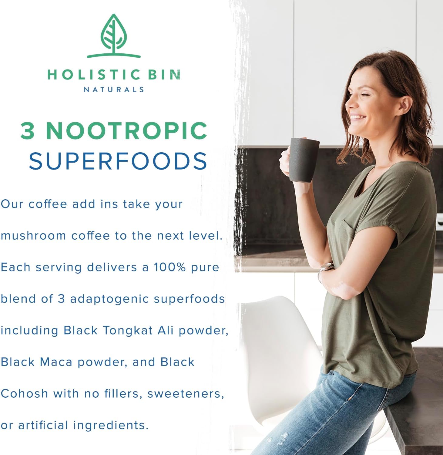 Black Bear Mushroom Coffee Java Booster Powder